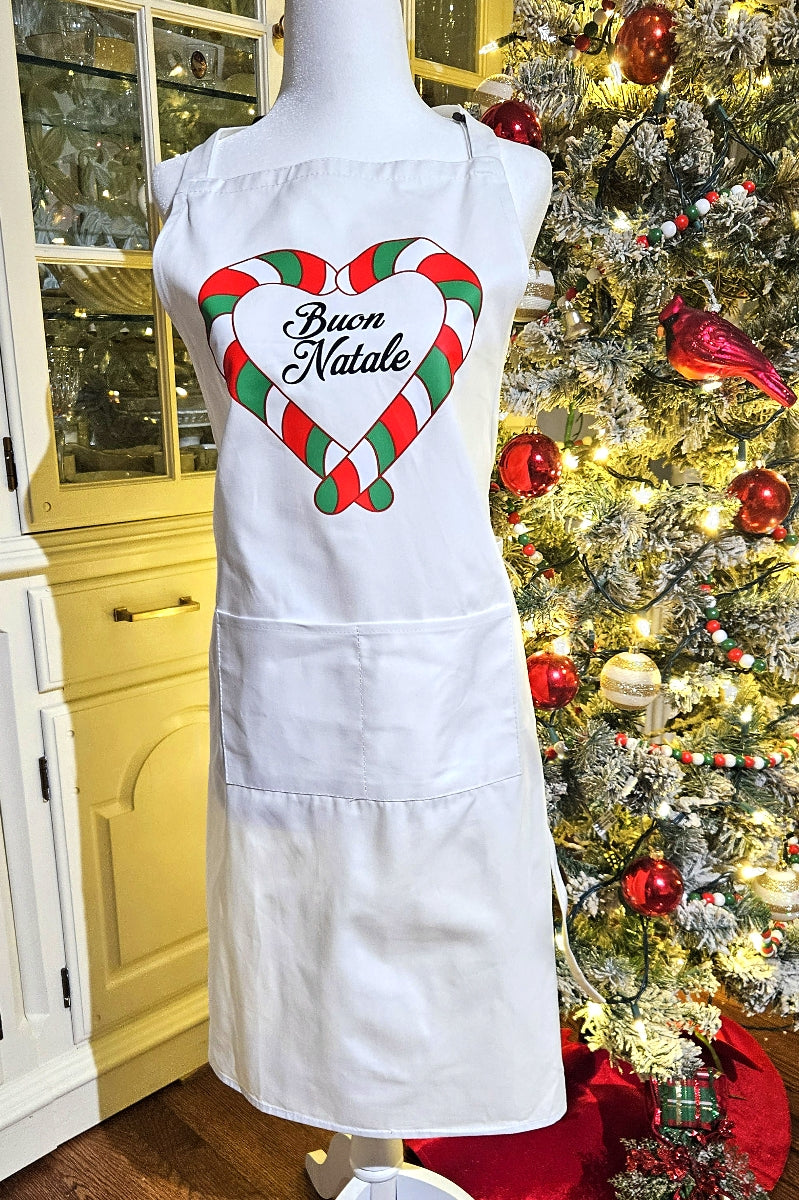 The Candy Cane Apron – La Bottega della Nonna