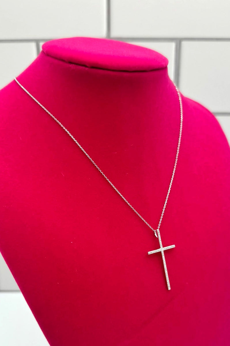 The Classica Cross - White Gold – La Bottega della Nonna