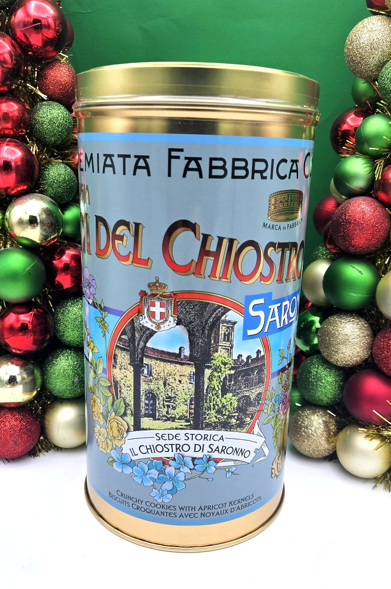 Crunchy Amaretti Retro Tin – La Bottega della Nonna